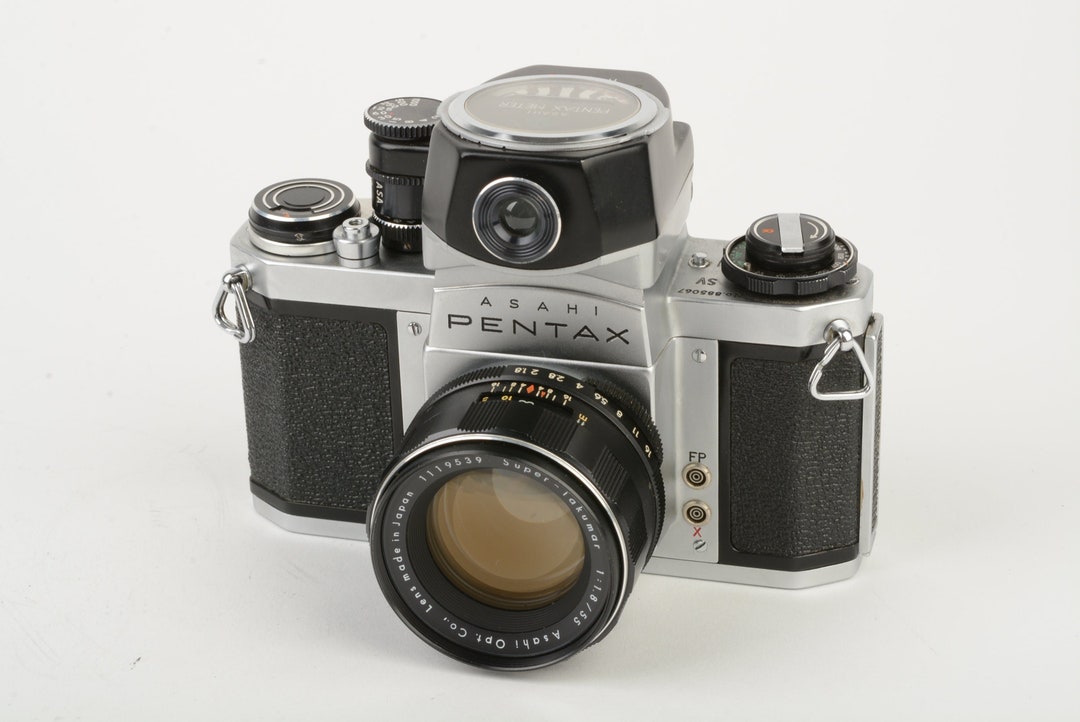 Pentax SV 35mm SLR W/super Takumar 55mm F1.8 Meter Case New - Etsy