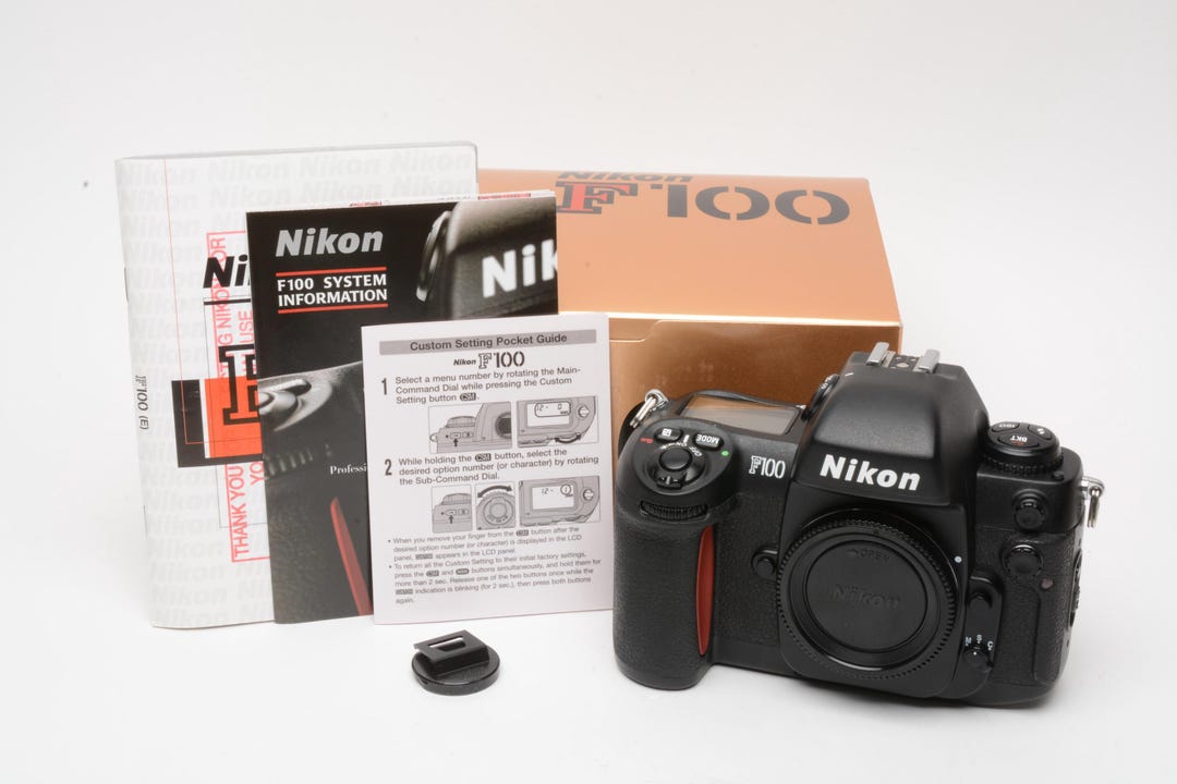 Nikon F100 35mm SLR Body, Fully Tested, Great W/wide Strap, Boxed - Etsy
