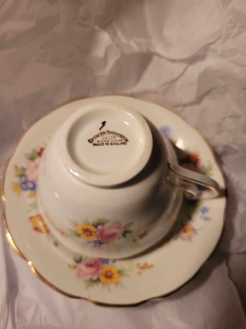 Royal Stuart Spencer Stevenson Tea Cup and Saucer - Etsy