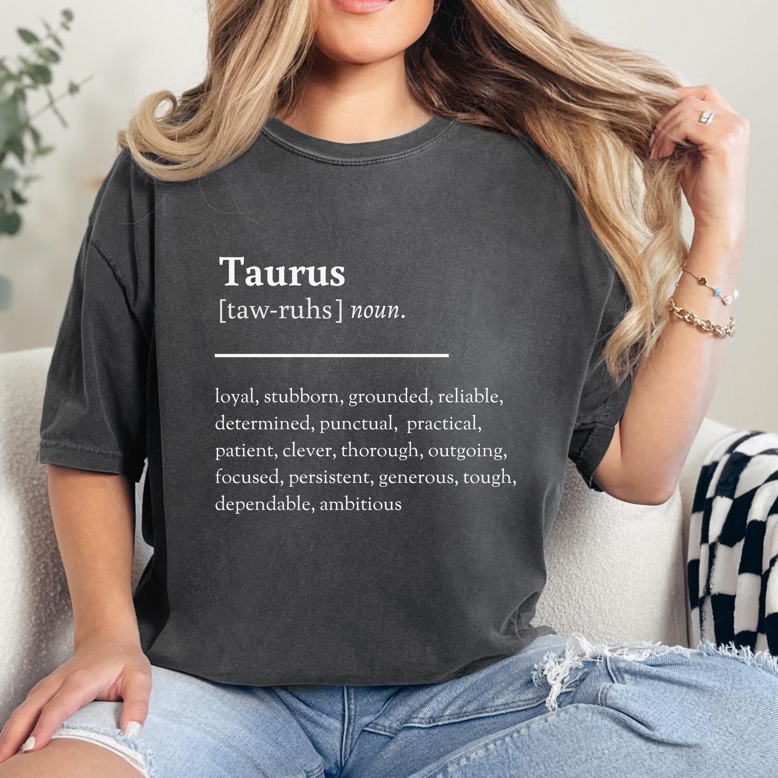 Taurus Definition PNG 3 Colors, Zodiac PNG and Sublimation Design ...