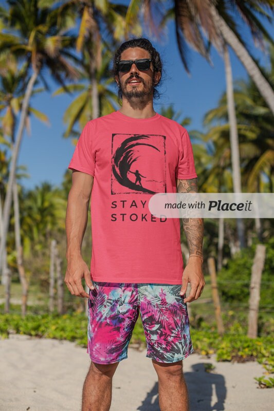 Stay Stoked PNG, Surfing PNG, Beach Png, Summer Vibes Png, Sublimation ...