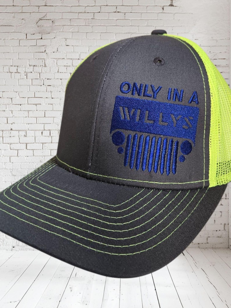 Only in a Willys Embroidery Machine File for Hats - Etsy