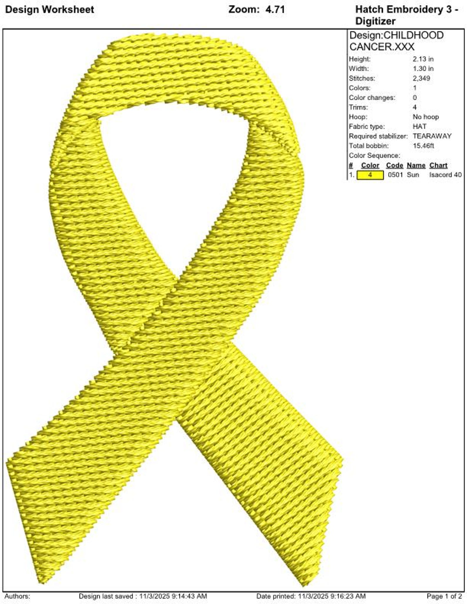 CHILDHOOD CANCER MARK 10 16 Hat Design for Machine Embroidery - Etsy