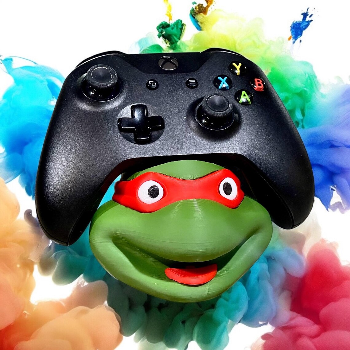 TMNT Controller Stand: Full Color Turtle Head Joystick Holder - Etsy