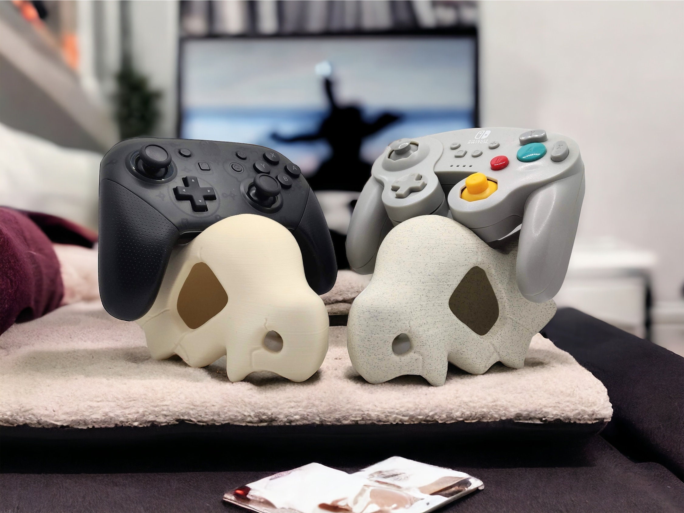 Cubone Skull Joystick Stand Versatile Gaming Controller Holder for Xbox ...