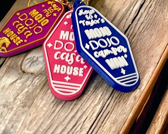 Mojo Dojo Casa House Keychain Color Options Key Ring 3D Printed, Custom ...