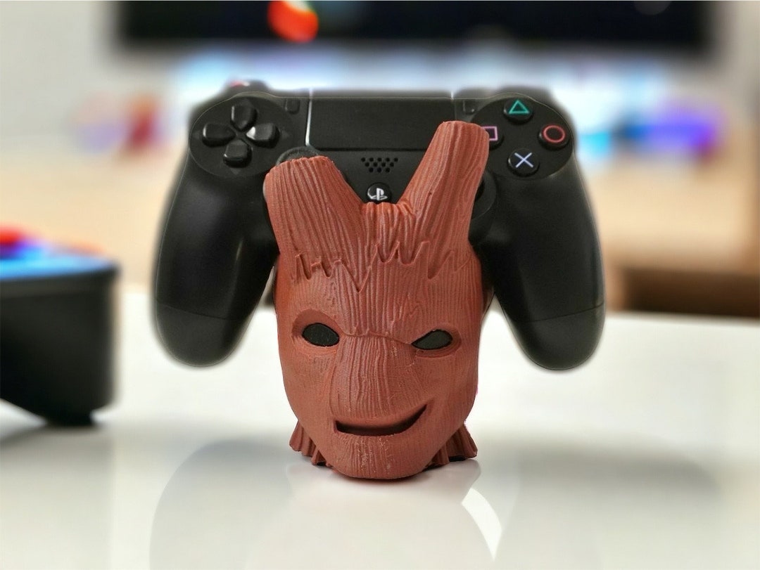 3D Printed Groot Controller Holder: Universal Gaming Joystick Stand - Etsy