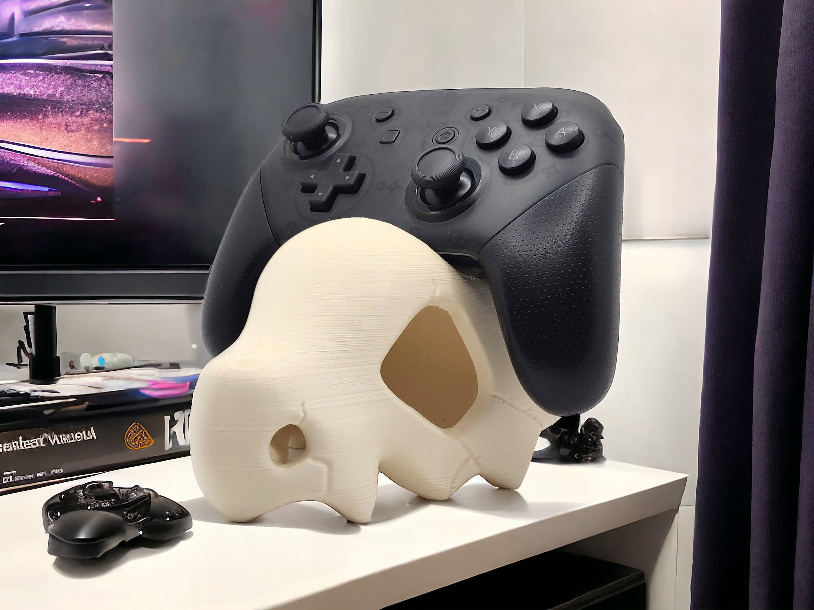 Cubone Skull Joystick Stand Versatile Gaming Controller Holder for Xbox ...
