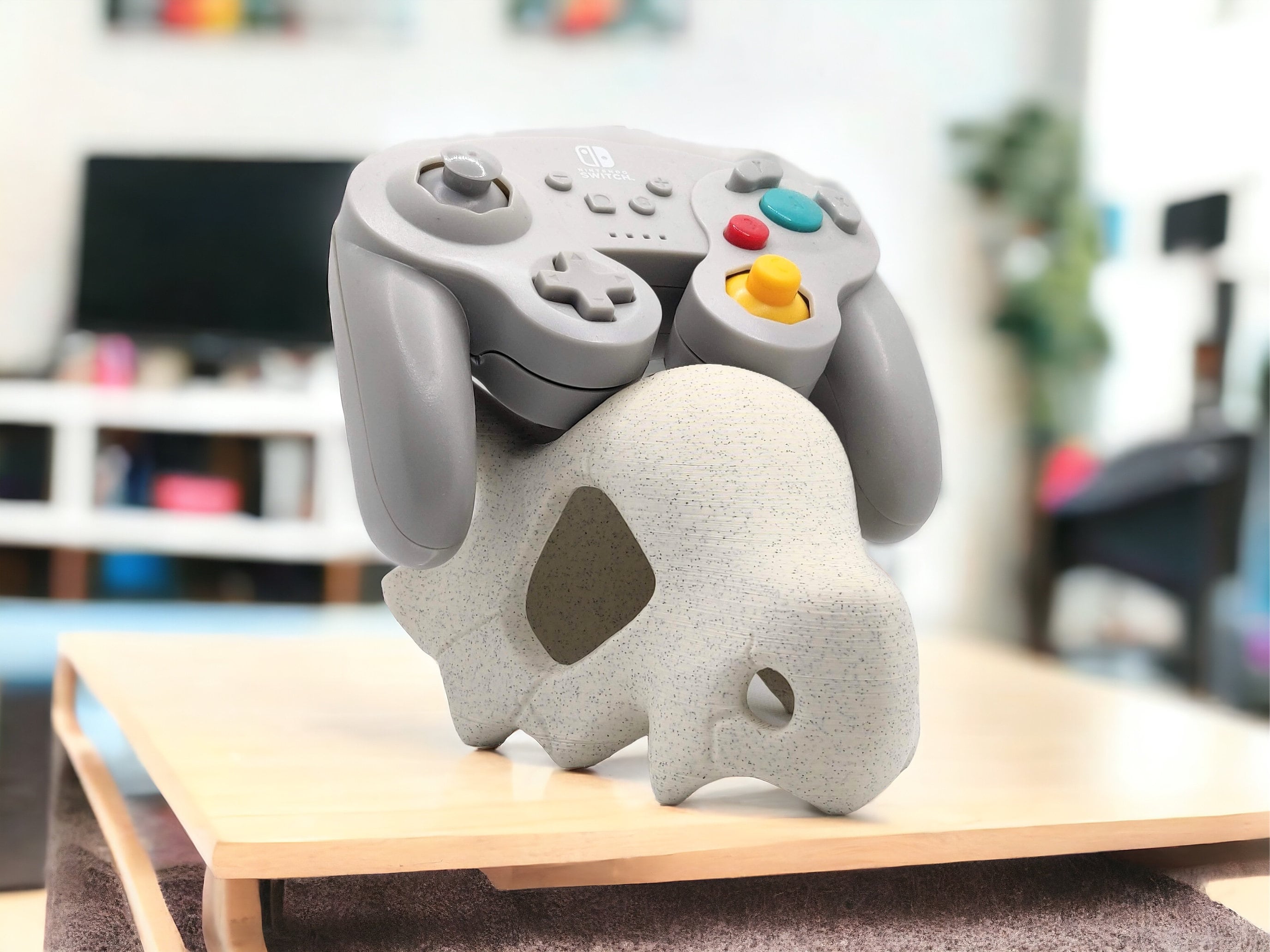 Cubone Skull Joystick Stand Versatile Gaming Controller Holder for Xbox ...