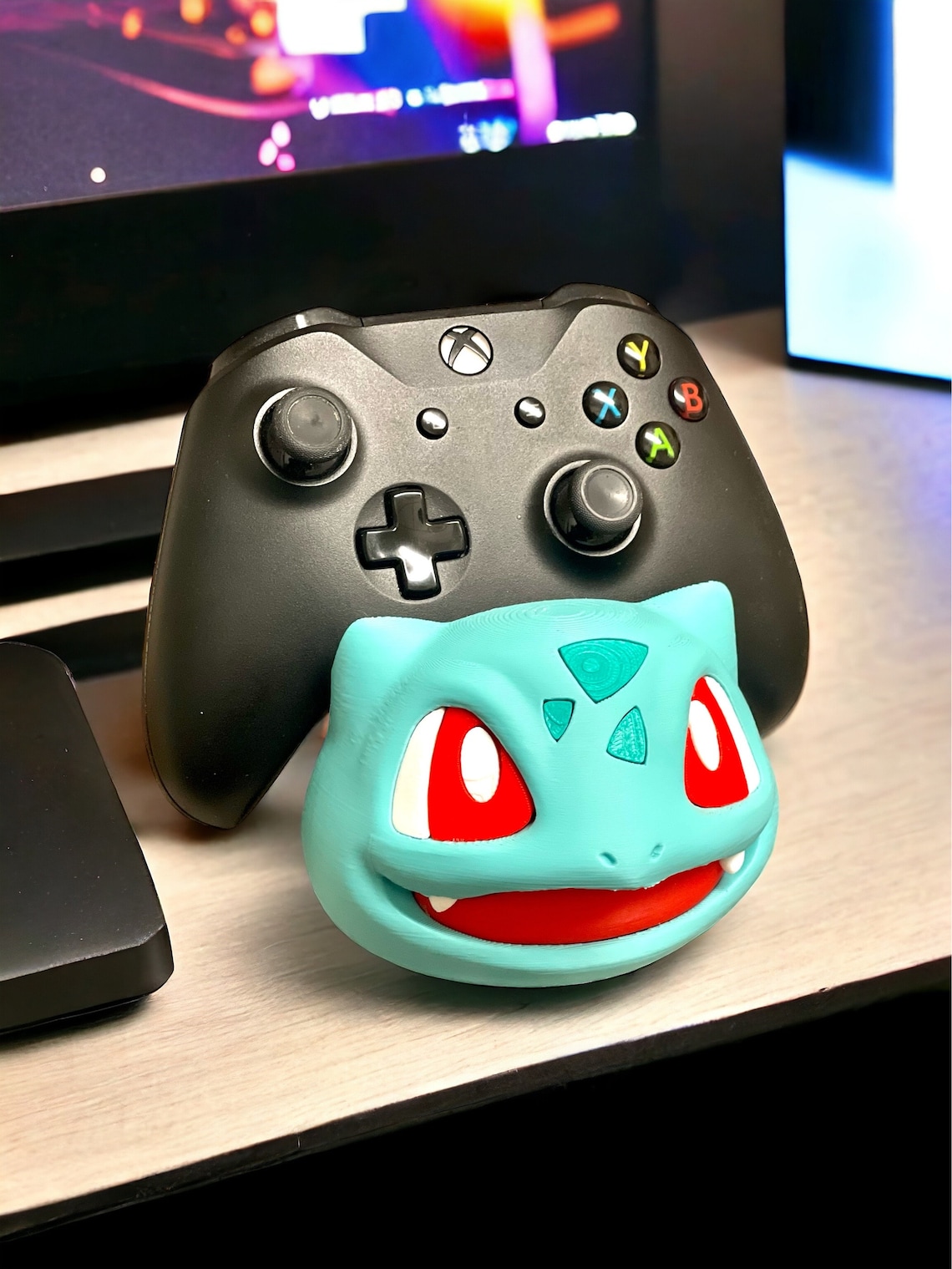 Bulbasaur Joystick Holder 3D Printed Universal Controller Stand ...
