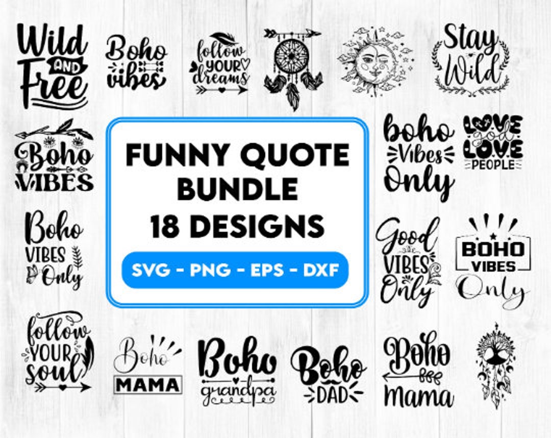Boho SVG Bundle Bohemian SVG for Cricut Boho Shirt Bundle SVG Bundle ...