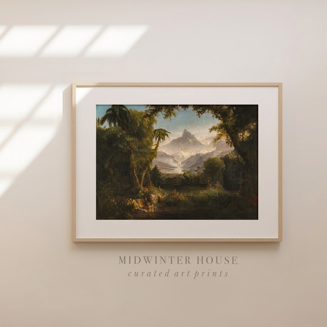 The Garden of Eden Antique Art Maximalist Wall Decor Midwinter House ...