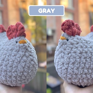Cute Fat Crochet Chicken | Bulbous, Plush, Plump, Chubby, Soft, and ...