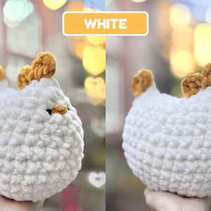 Cute Fat Crochet Chicken | Bulbous, Plush, Plump, Chubby, Soft, and ...