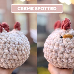 Cute Fat Crochet Chicken | Bulbous, Plush, Plump, Chubby, Soft, and ...