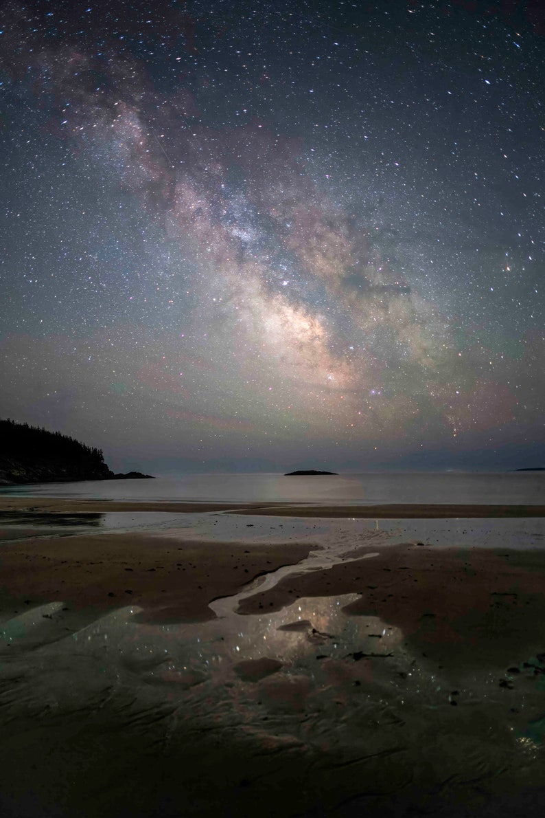 Stars on the Beach - Acadia National Park - Etsy