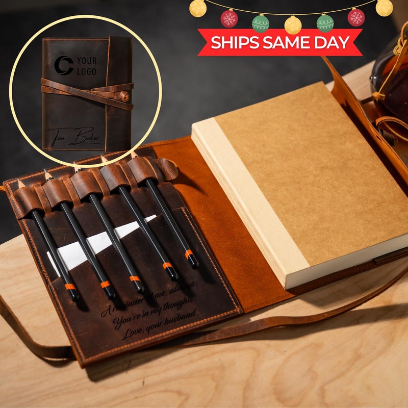 Leather Sketchbook G - Etsy