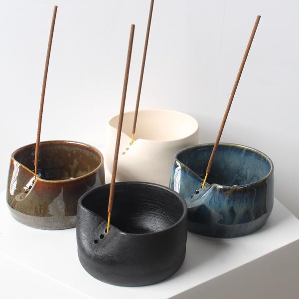 Ceramic Incense Holder - Etsy
