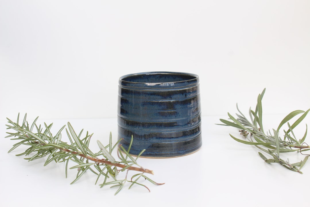 Blue Grey Coffee Mug Handmade Ceramic Mugs , Coffee Mugs for Couple ...