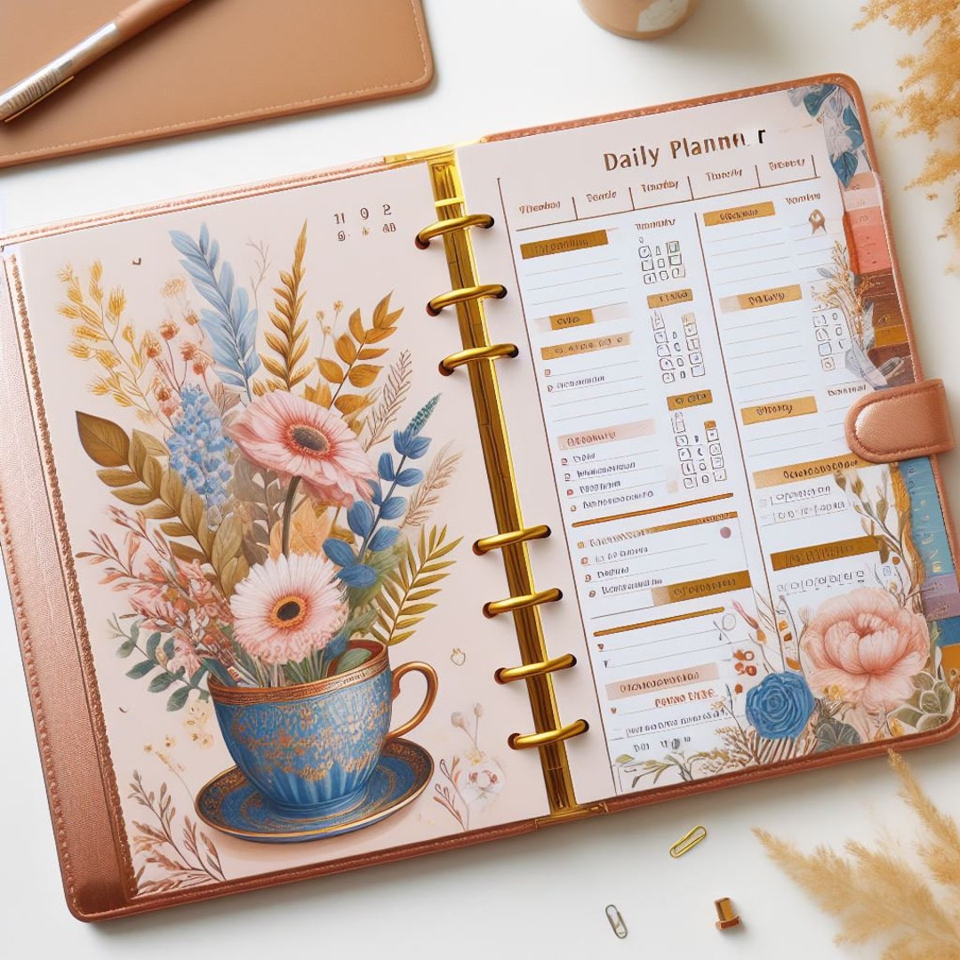 Undated Goodnotes Planner, Daily Digital Planner, Goodnotes Template ...