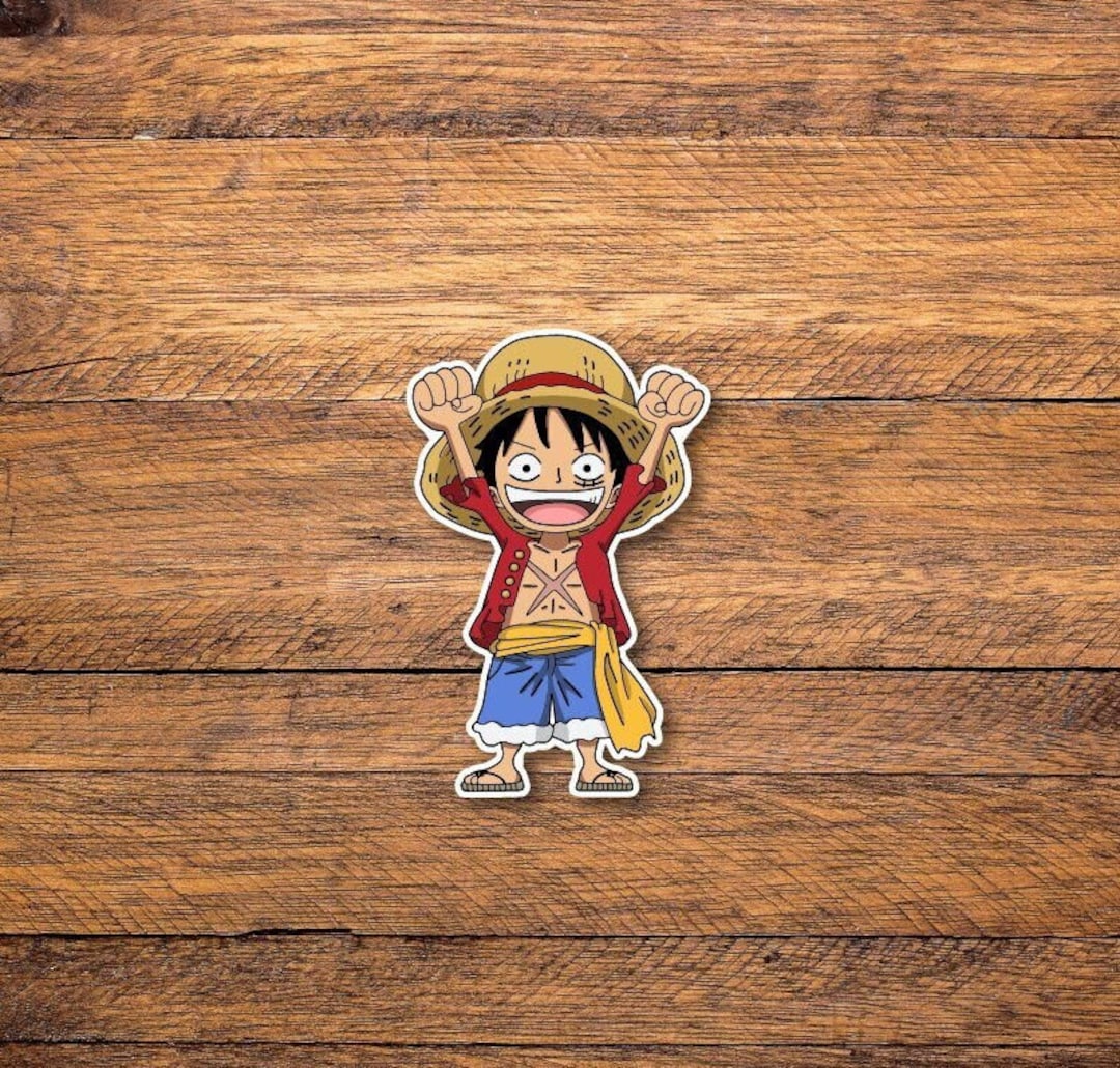 Mini Luffy Sticker - ONE PIECE! - Etsy