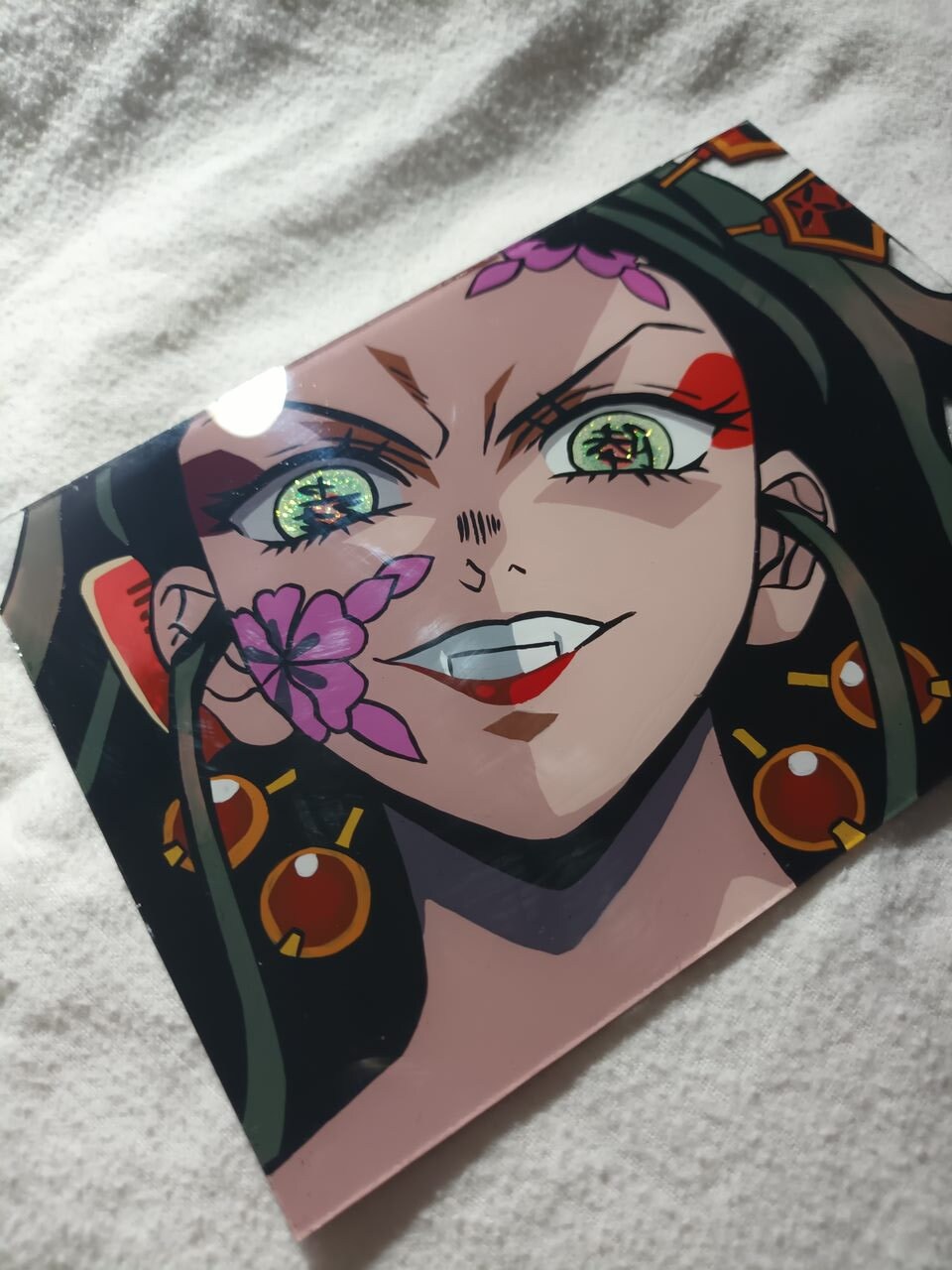 Demon Slayer Kny Anime Glass Painting Tanjiro Rengoku Mitsuri Muichiro ...
