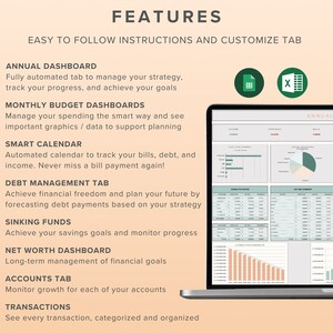 Budget Planner Budget Spreadsheet Ultimate Annual Budget Budget ...