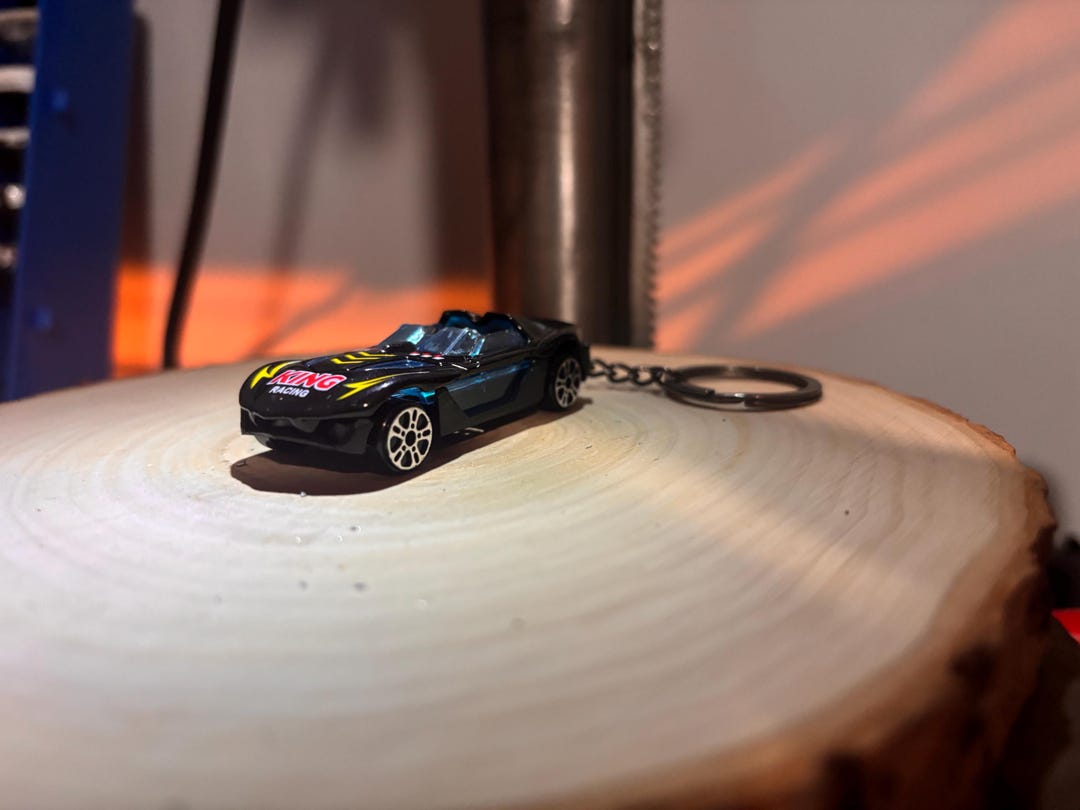Race Car Keychain - Etsy