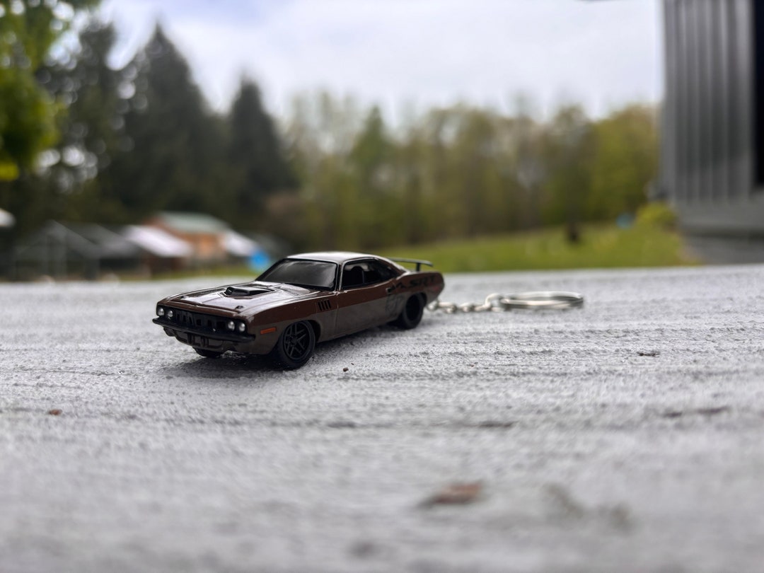1971 Plymouth Cuda Keychain - Etsy