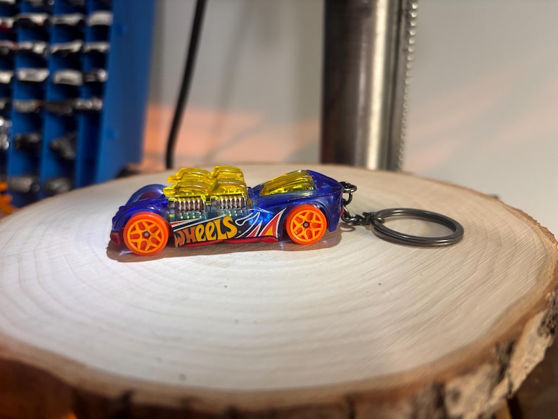 Hot Wheels Car Keychain - Etsy
