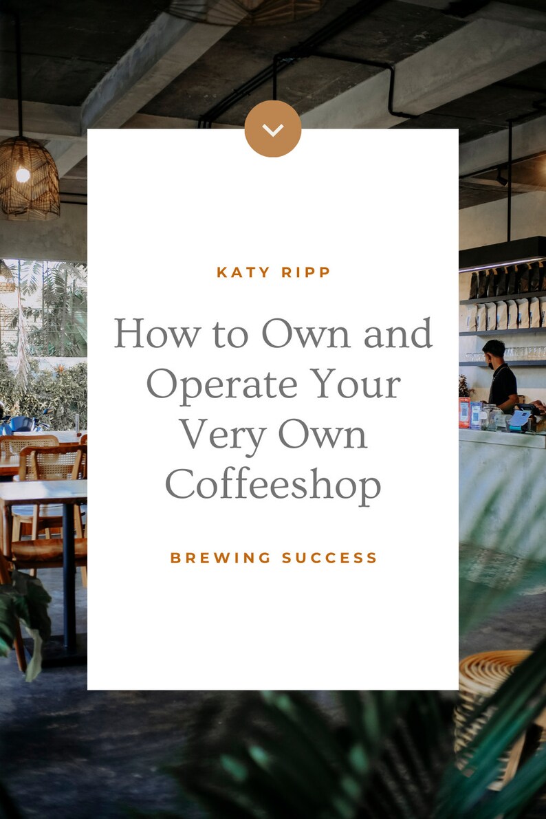 How to Guide to Owning a Coffeeshop - Etsy