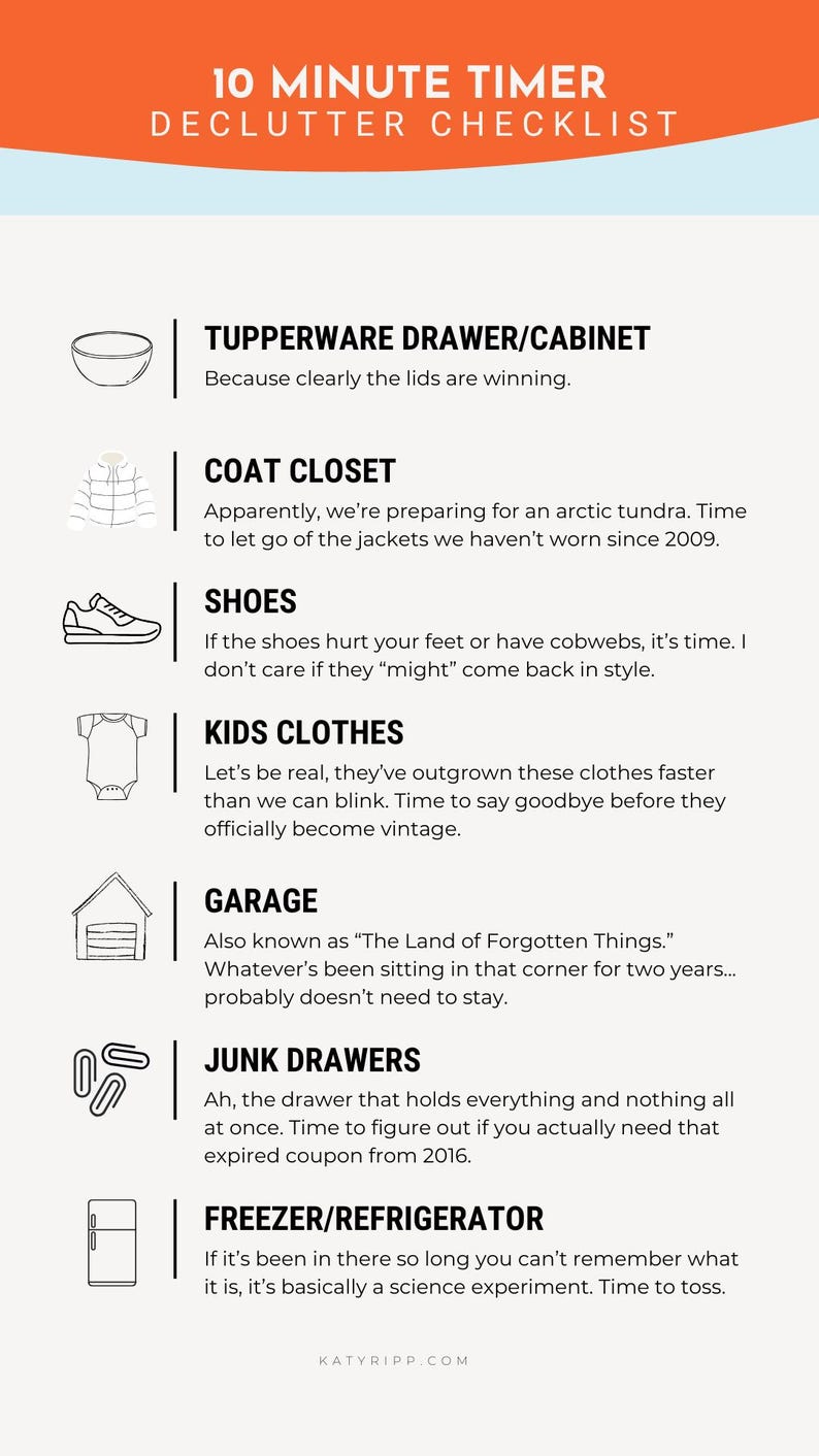 Win the Declutter Game in Just 10 Minutes - Etsy