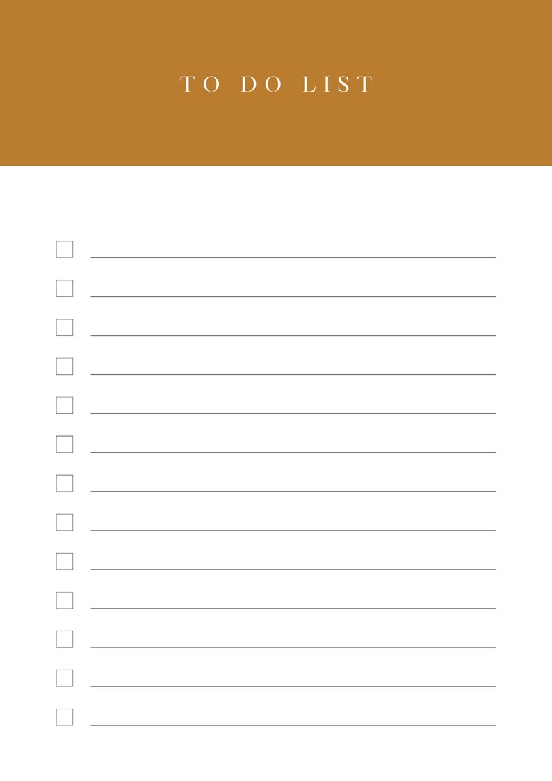 Eisenhower Matrix - to Do List - Etsy