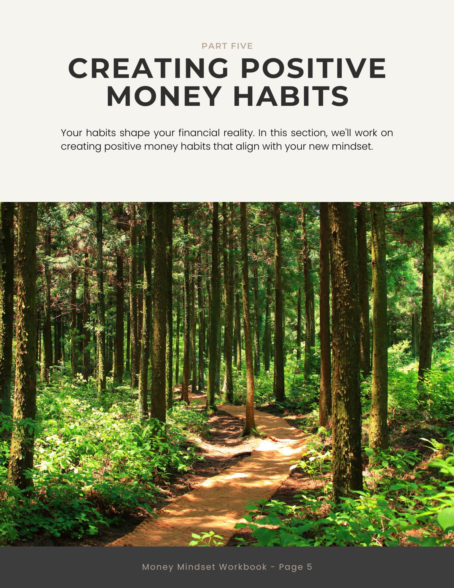 Money Mindset Workbook - Transform Your Financial Future - Etsy