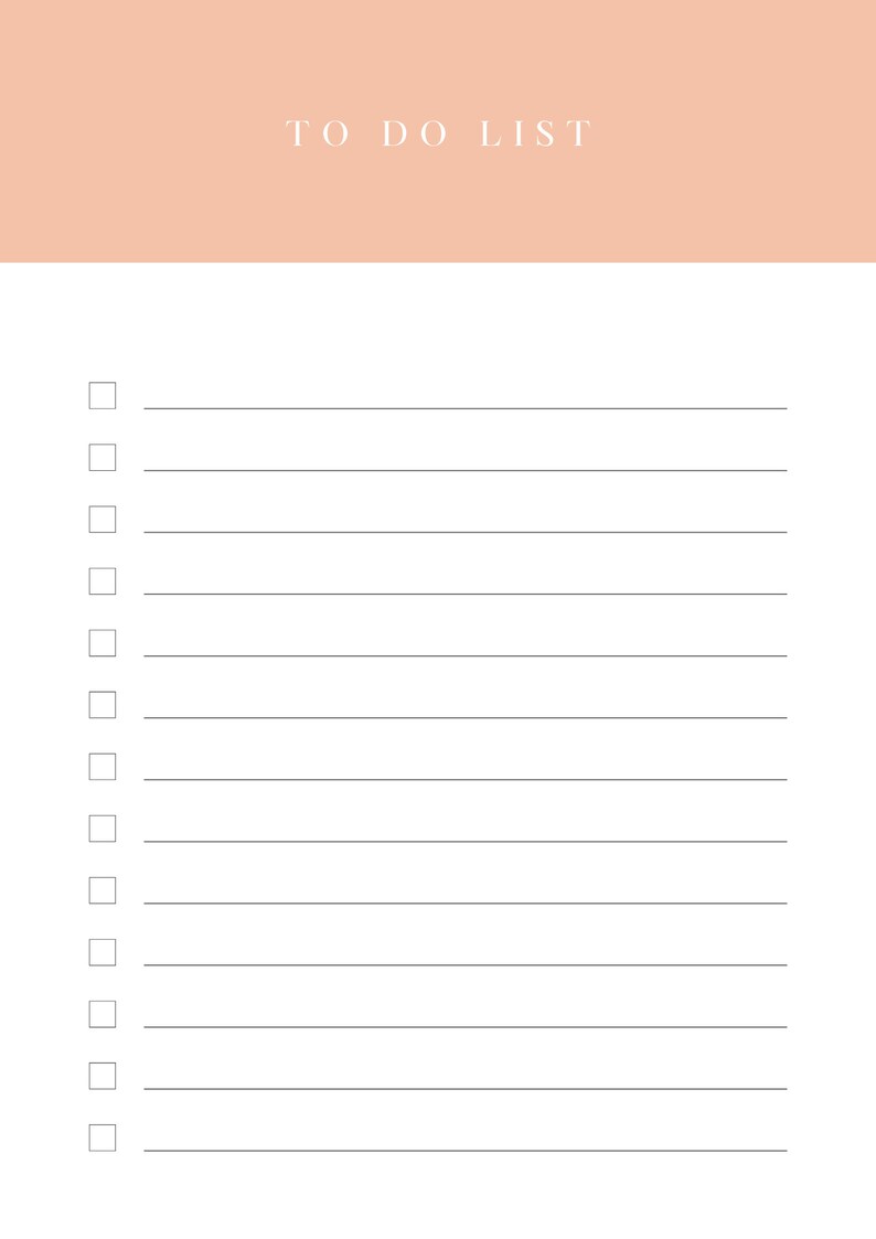 Eisenhower Matrix - to Do List - Etsy