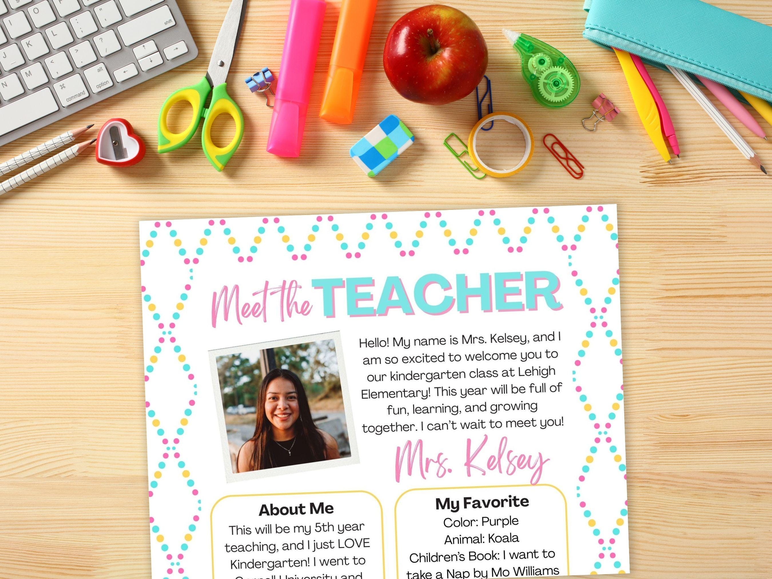 Meet the Teacher Classroom Template, Back to School Welcome Letter ...