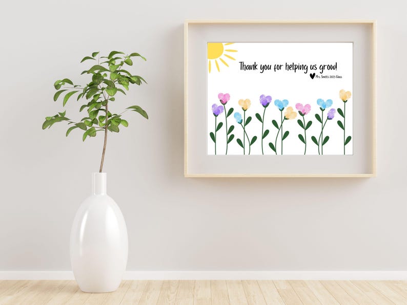 Teacher Appreciation Craft/gift, DIY Gift for Teachers, Thank You for ...