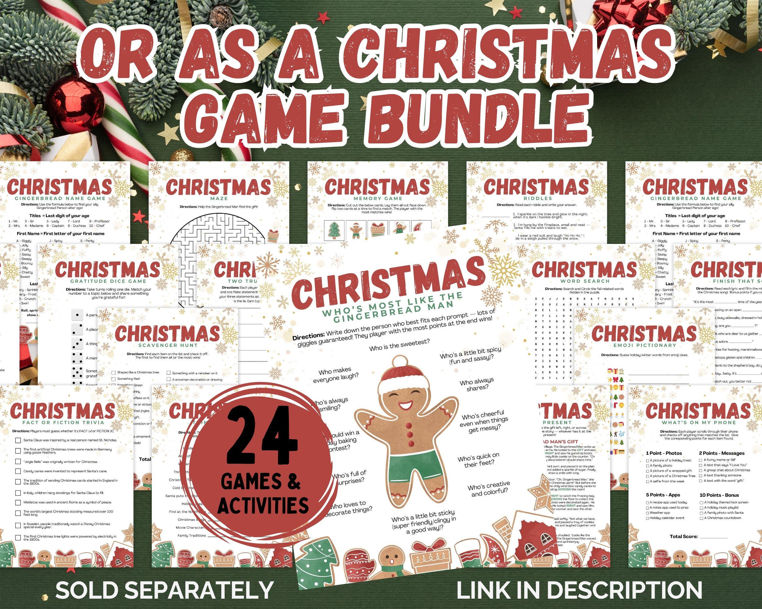 How Jolly Are You?, Printable Christmas Questions Game, Holiday Family ...