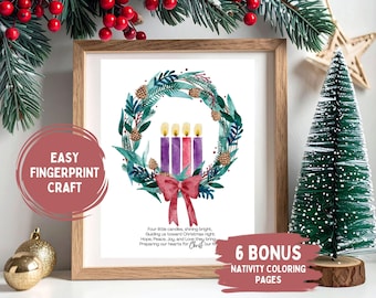 Nativity Handprint Craft for Kids, Christian Christmas Activity ...