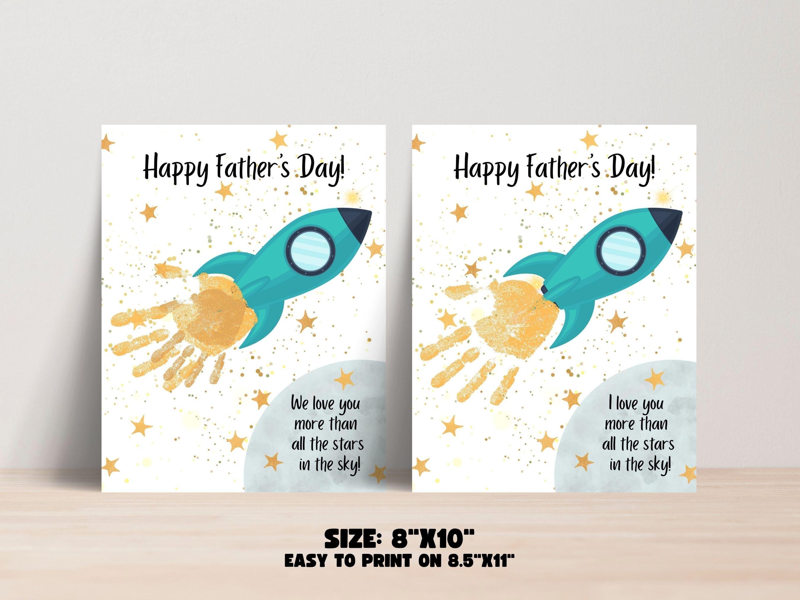 Father's Day Handprint Art, Father's Day Gift, Gift From Kids, Child ...