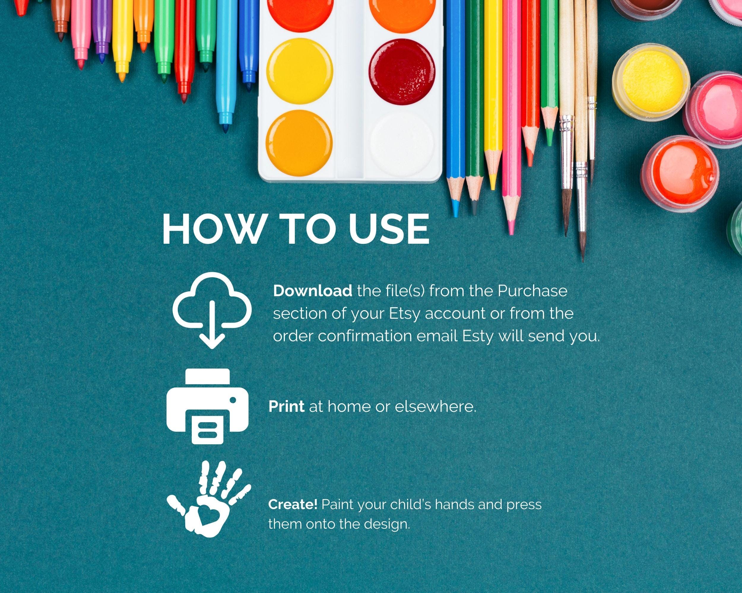 100 Days of School Handprint Art | Printable 100 Days Smarter Activity ...