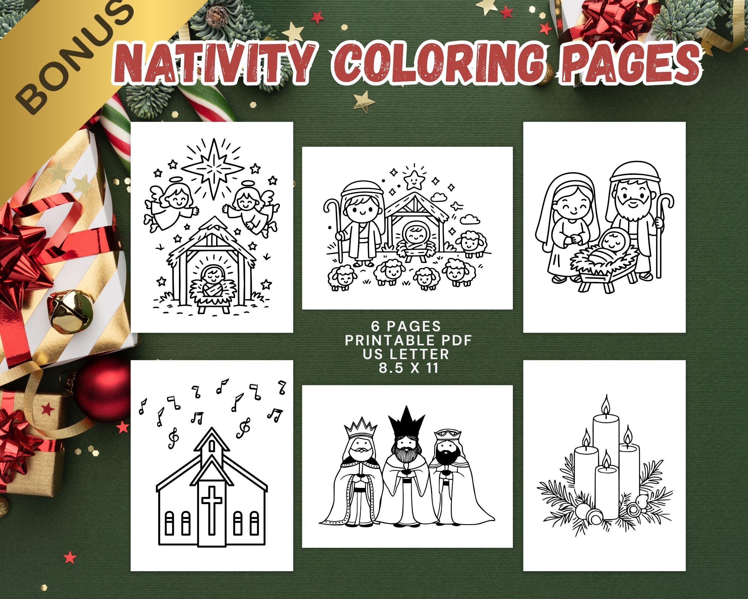 Advent Wreath Fingerprint Craft for Kids, Christian Christmas Activity ...
