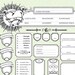 Enchanting Dnd Character Sheet: Your Gateway to Epic Adventures - Etsy