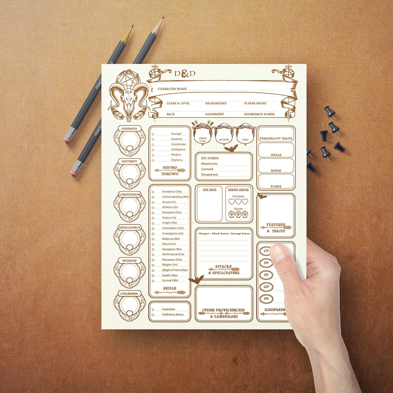 Immerse Yourself in Adventure: Ultimate Dnd Character Sheet ...