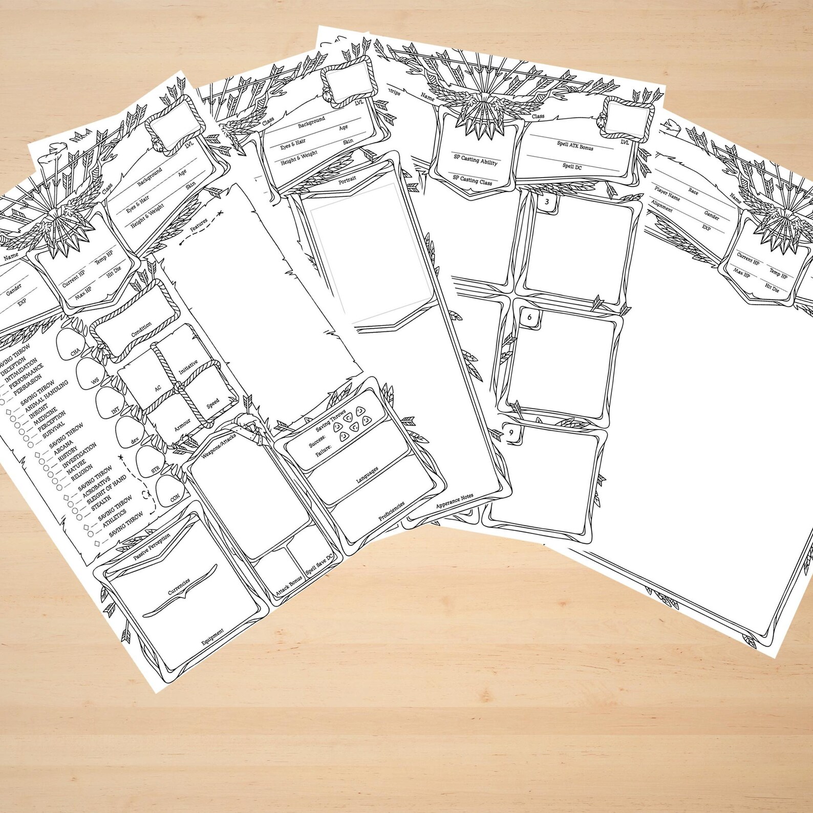 Master Your Adventure: Editable Dnd Ranger Character Sheet PDF ... Master Your Adventure: Editable Dnd Ranger Character Sheet PDF ...