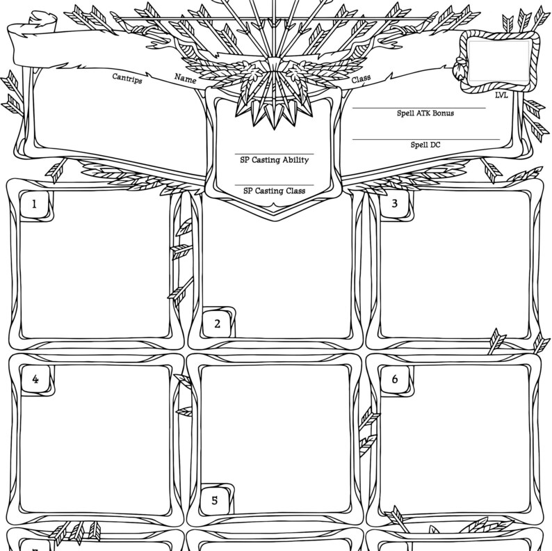 Editable Dnd Ranger Character Sheet PDF – Customizable & Printable ...