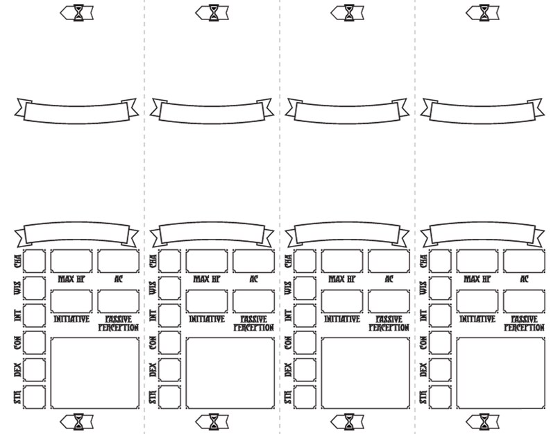 DND Initiative Tracker | Digital | 5e Compatible | DM Screen Friendly ...