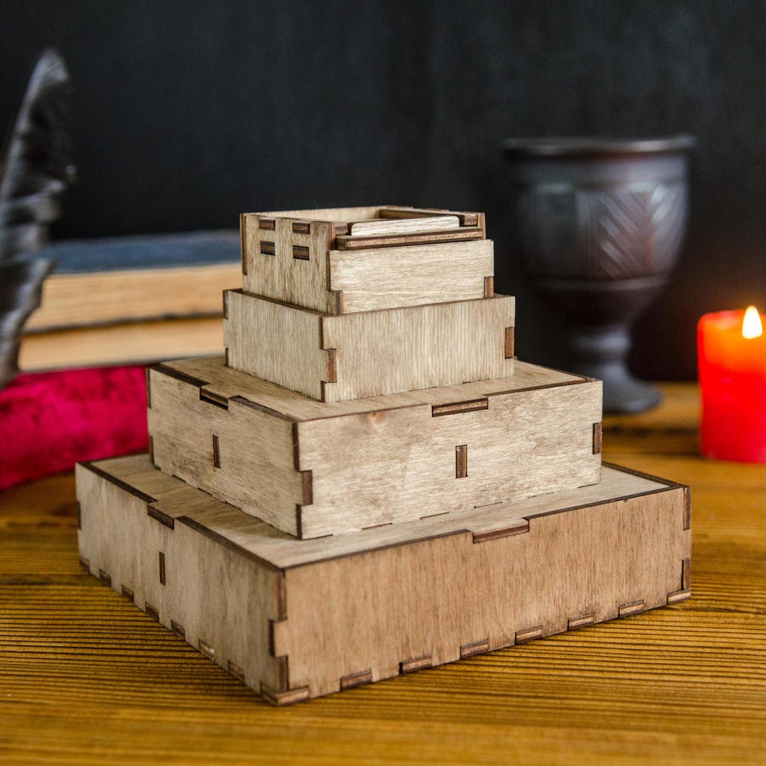 Aztec Pyramid Dice Tower: Dnd Dice Organizer With Secret Compartment ...