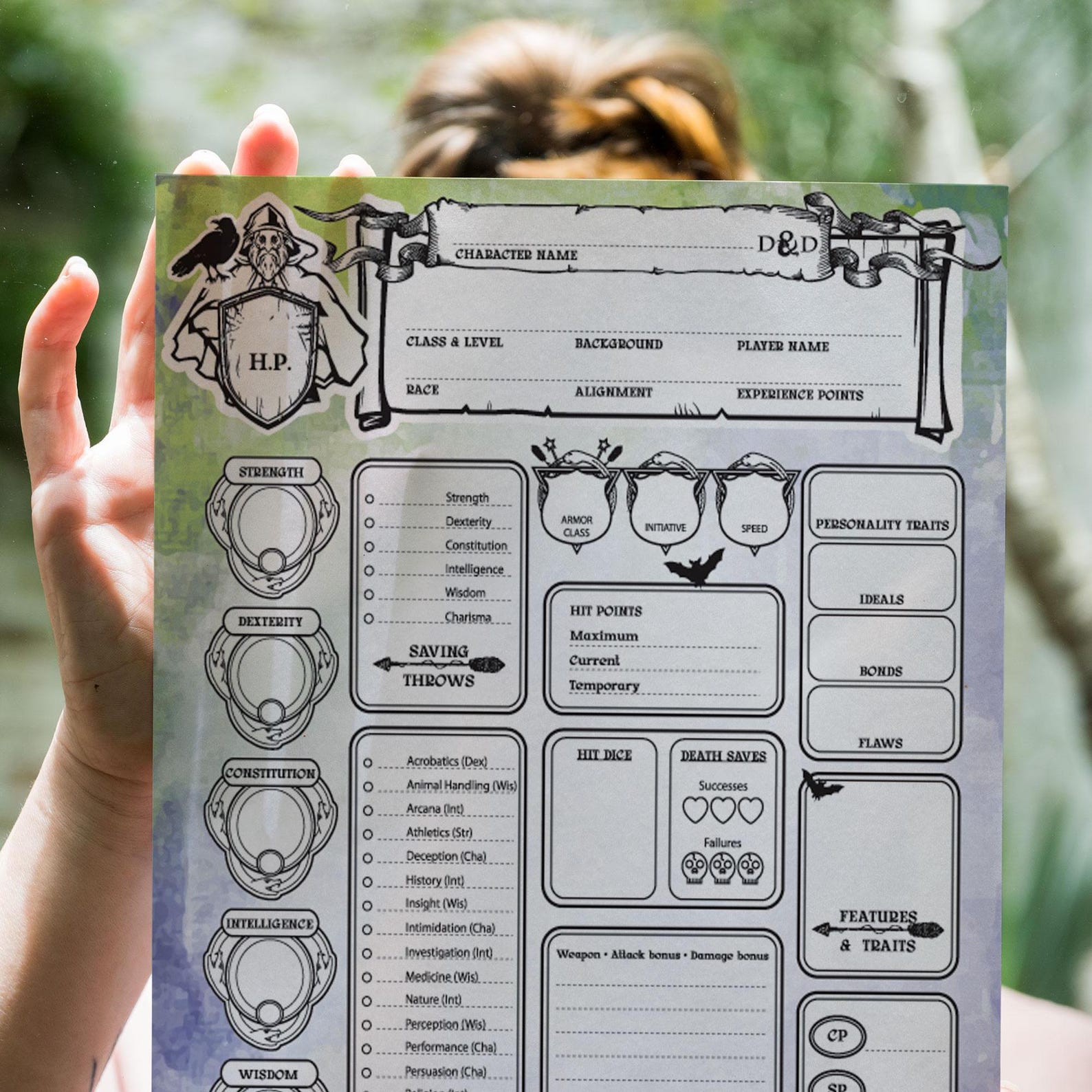 Enchant Your Dnd 5e Game With a Magical Character Sheet - Etsy