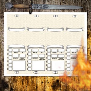 Dnd 5e Initiative Tracker: Streamline Your Battles Printable PDF - Etsy